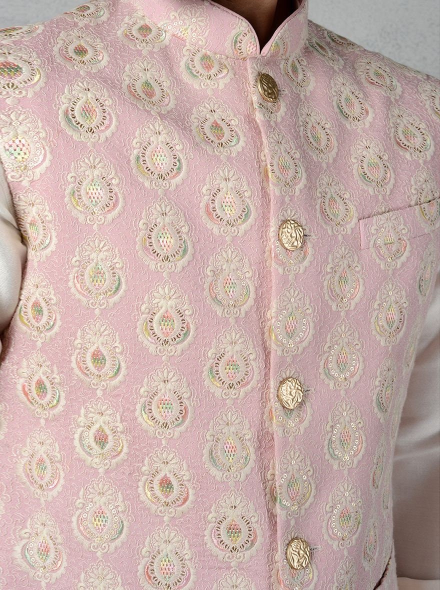 Hand Made Custom Fit Sequence Embroidery Men's Indian Wedding Wear ...