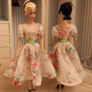 Blossoms Small and Large Bild Lilli Doll Dress ( No Doll) - Etsy