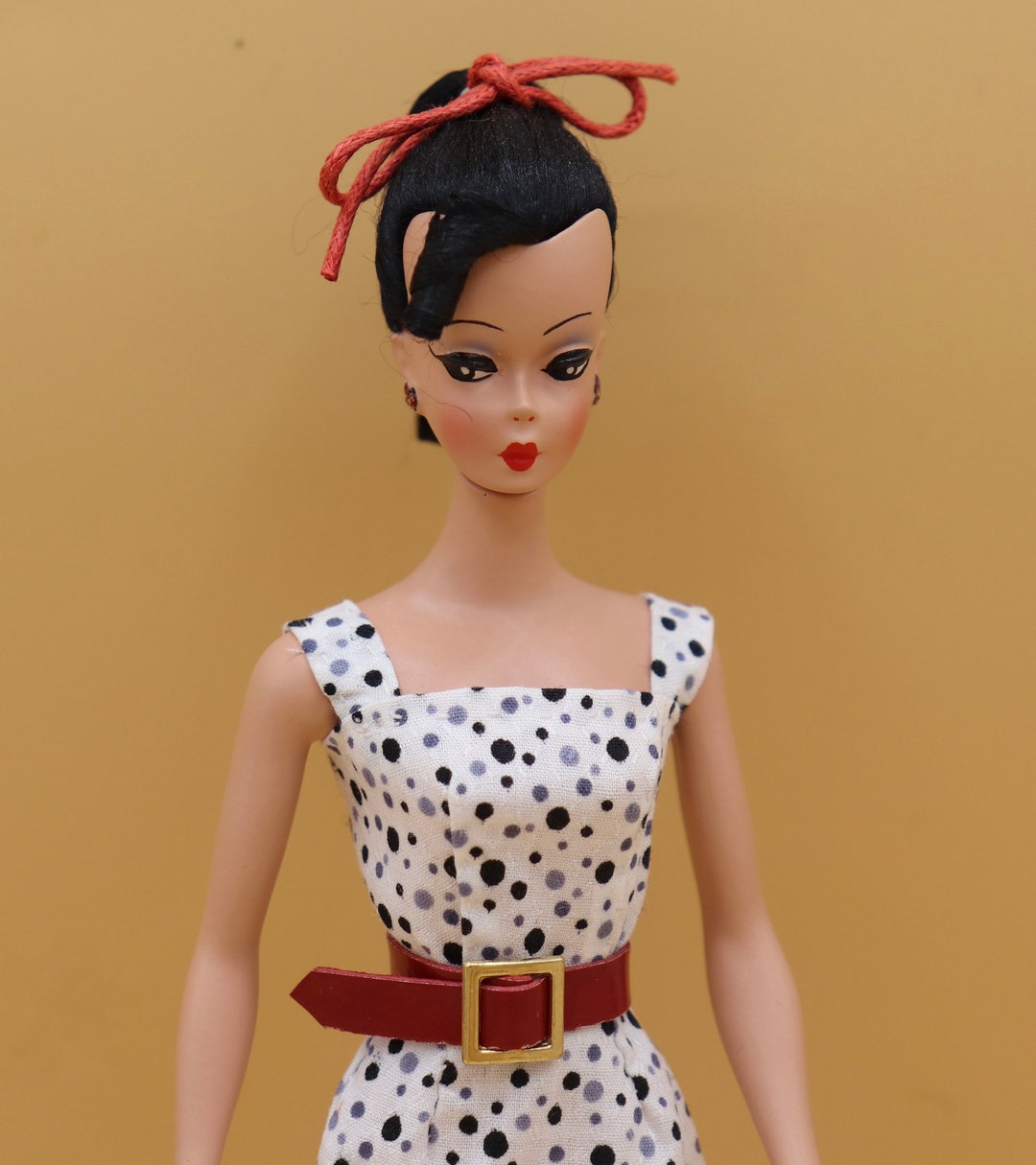 Cotton Dotted Dress Tres Chic Small and Large Bild Lilli Doll ( No Doll ...