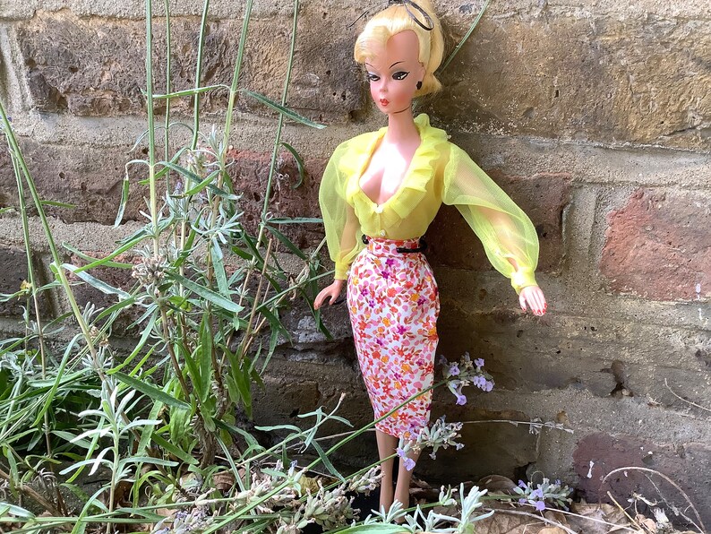 July Small and Large Bild Lilli Doll Tight Skirt Blouse No - Etsy
