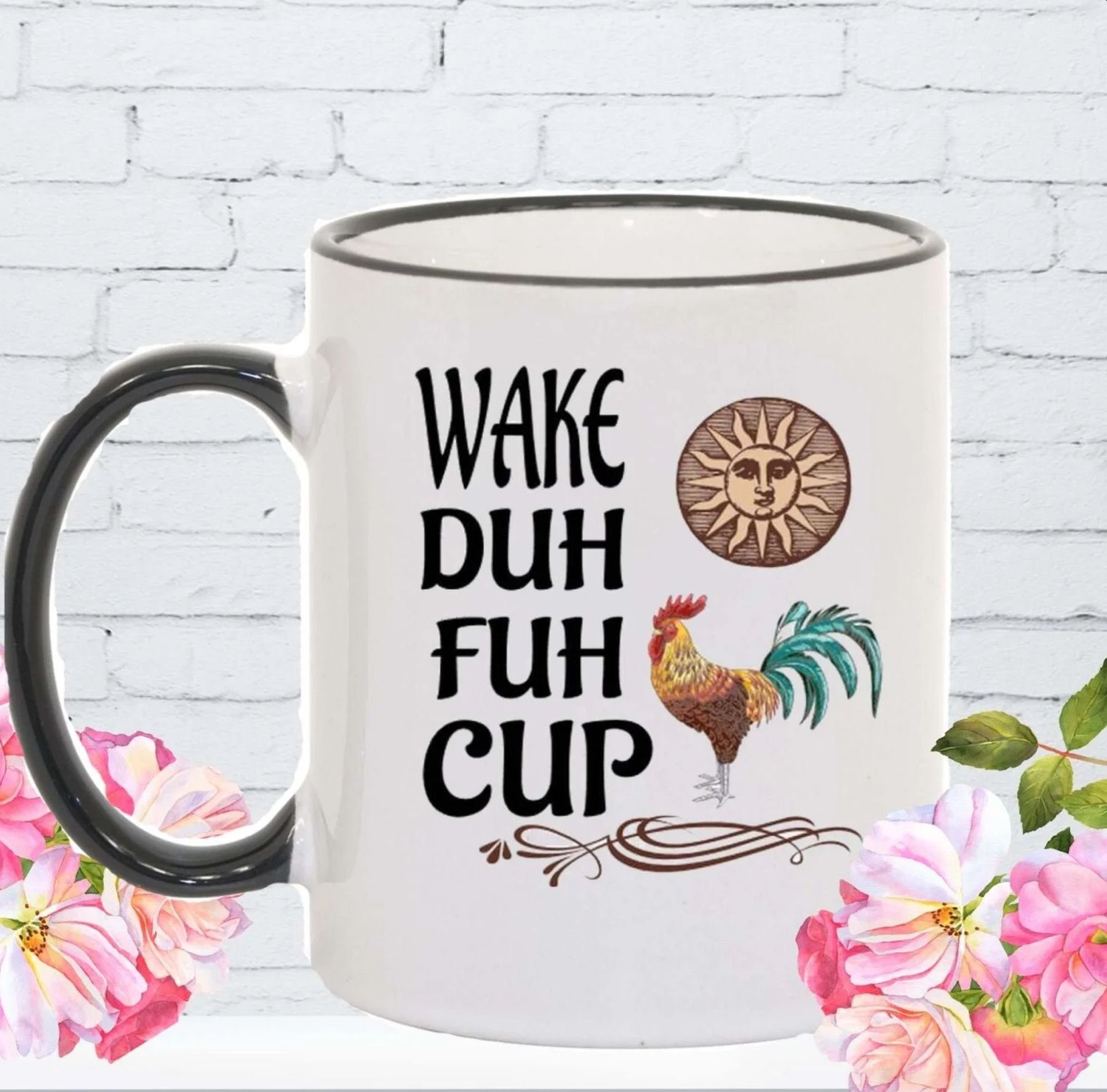 Wake-duh-fuh Cup funny Gift/ Humorous Coffee Drinker Gift - Etsy