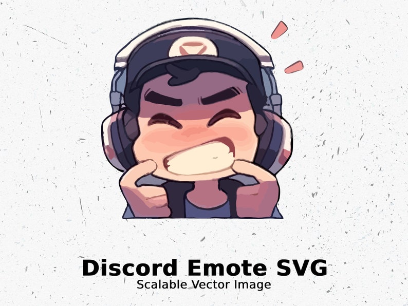 Discord Twitch Emote Scalable SVG Cut File Twitch Emote - Etsy