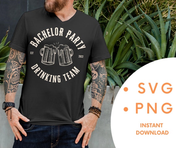 Groom Drinking Team Wedding Party Bachelorette Groom Squad - Etsy