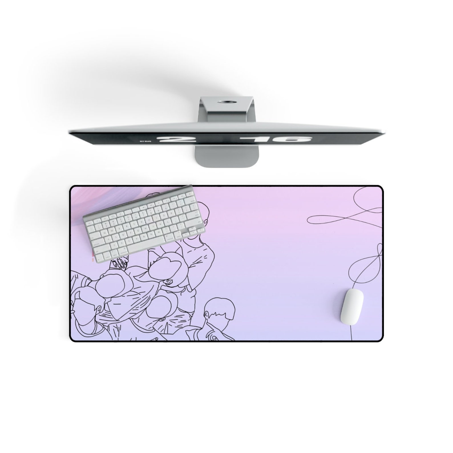 BTS Desk Mat - Etsy
