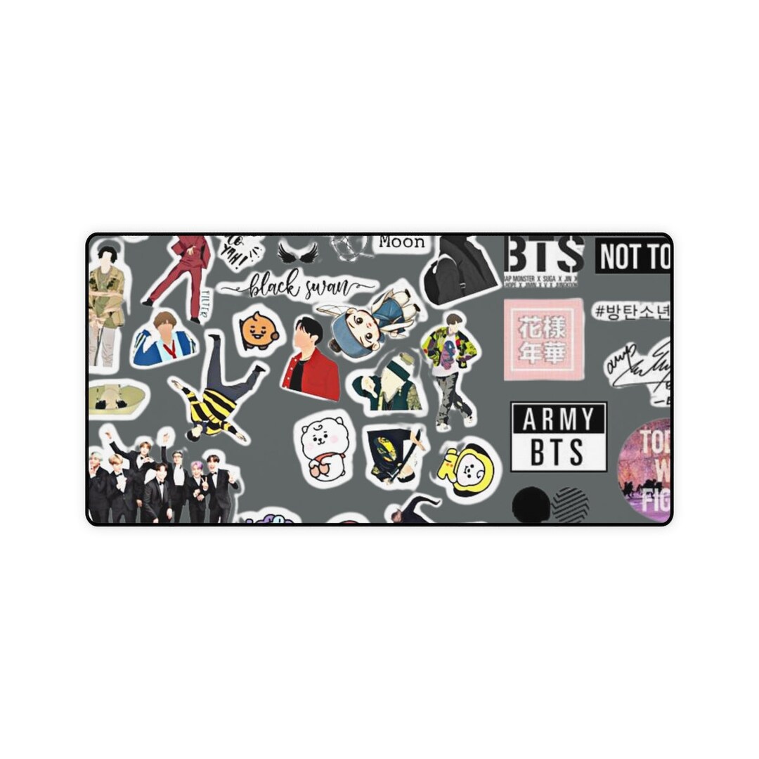 BTS Desk Mat - Etsy
