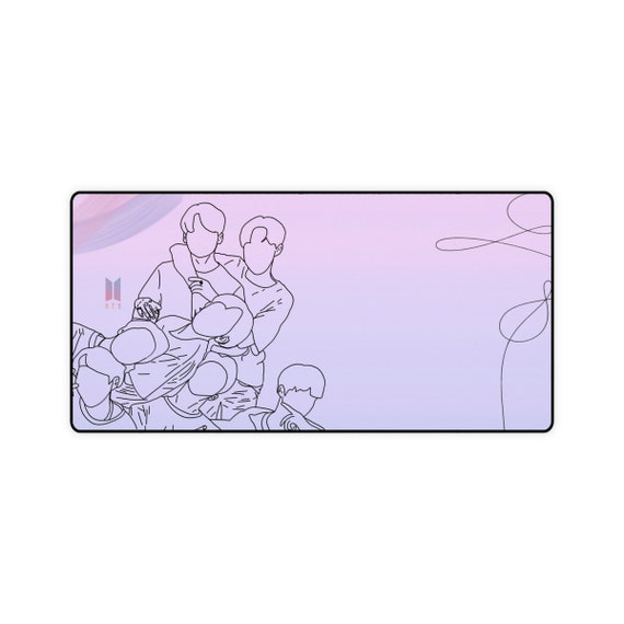 BTS Desk Mat - Etsy
