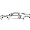 1967 Ford Mustang Fastback Silhouette Metal Wall Art - Etsy