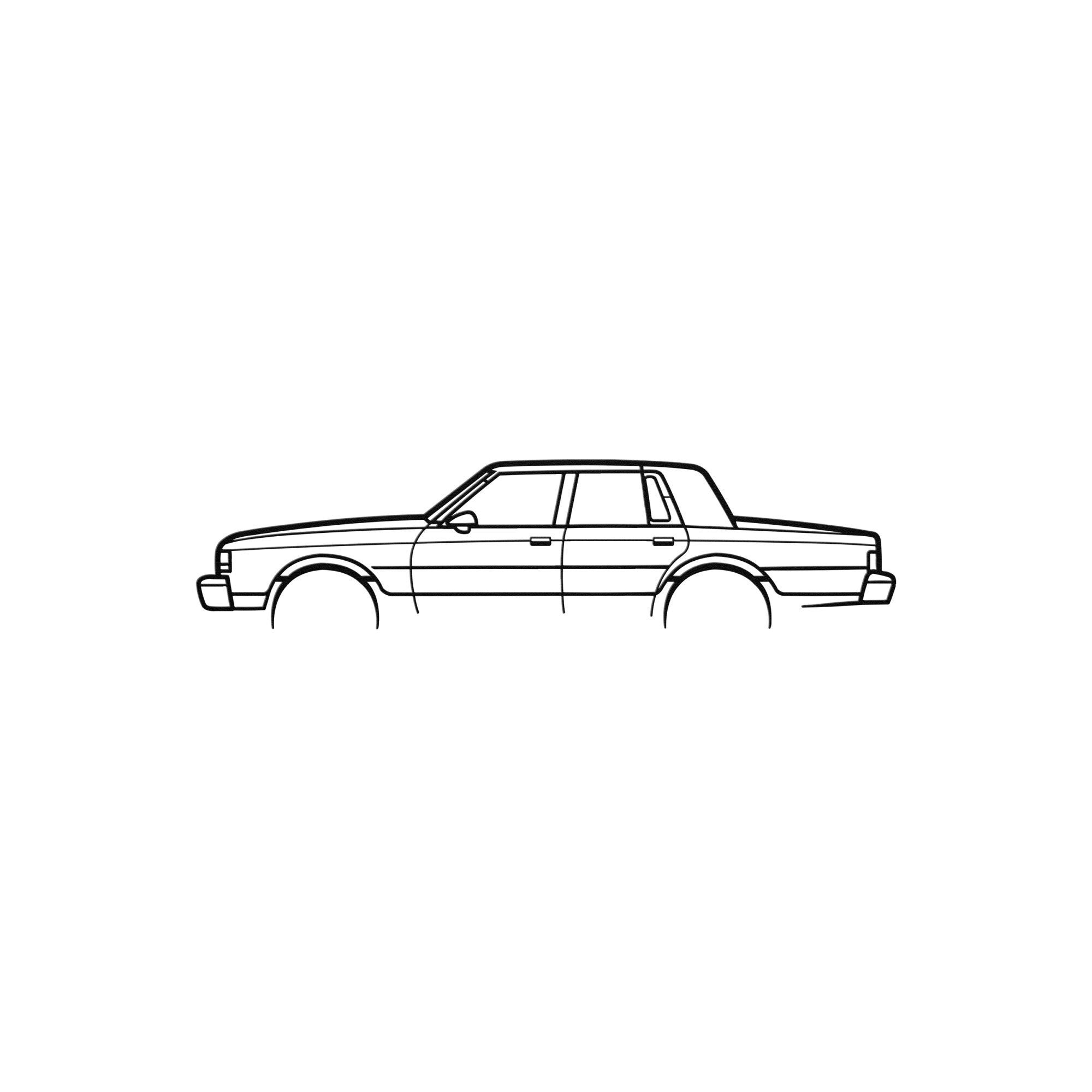 Chevy Caprice Blueprint