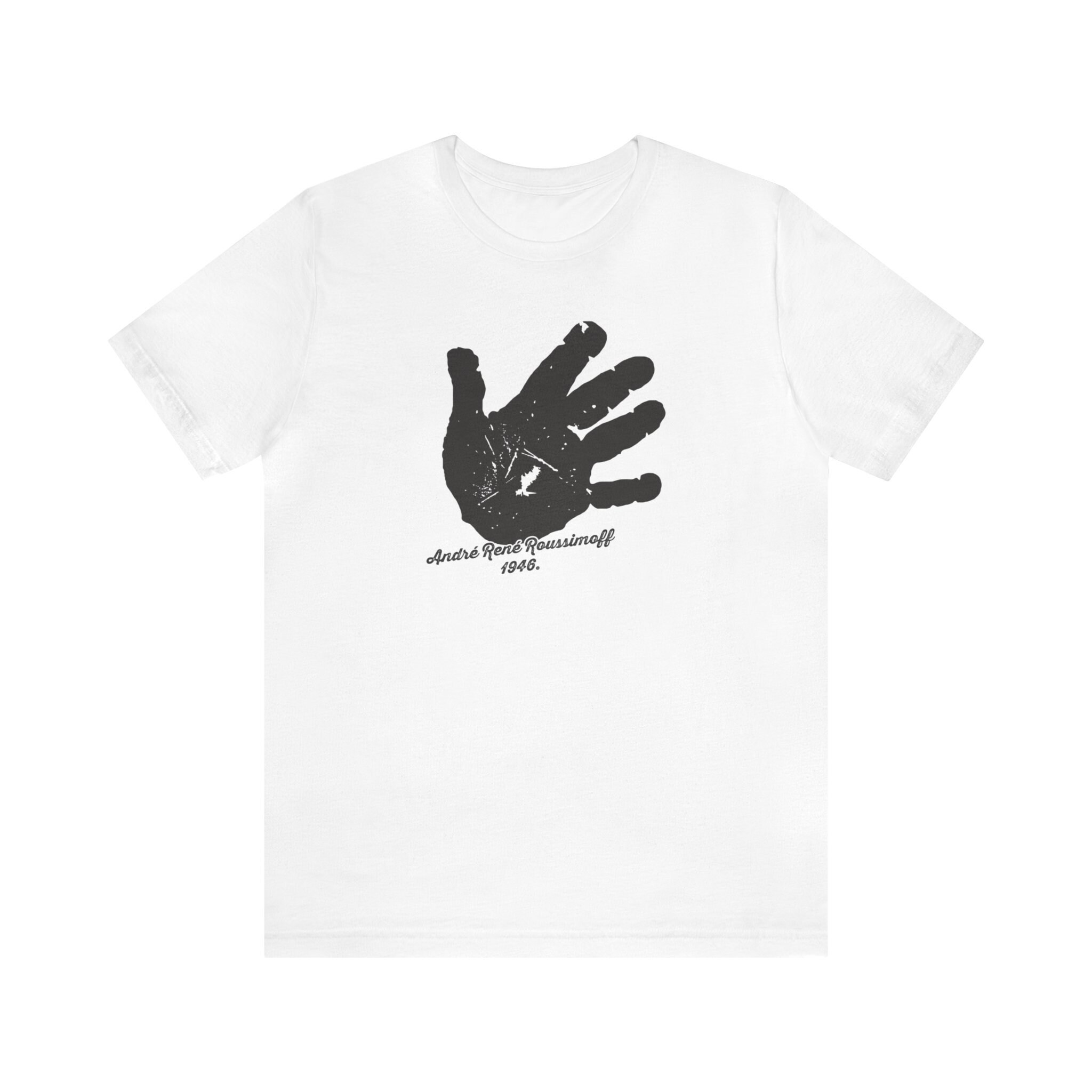 Andre the Giant. André René Roussimoff Hand Print T-shirt. Classic Era ...