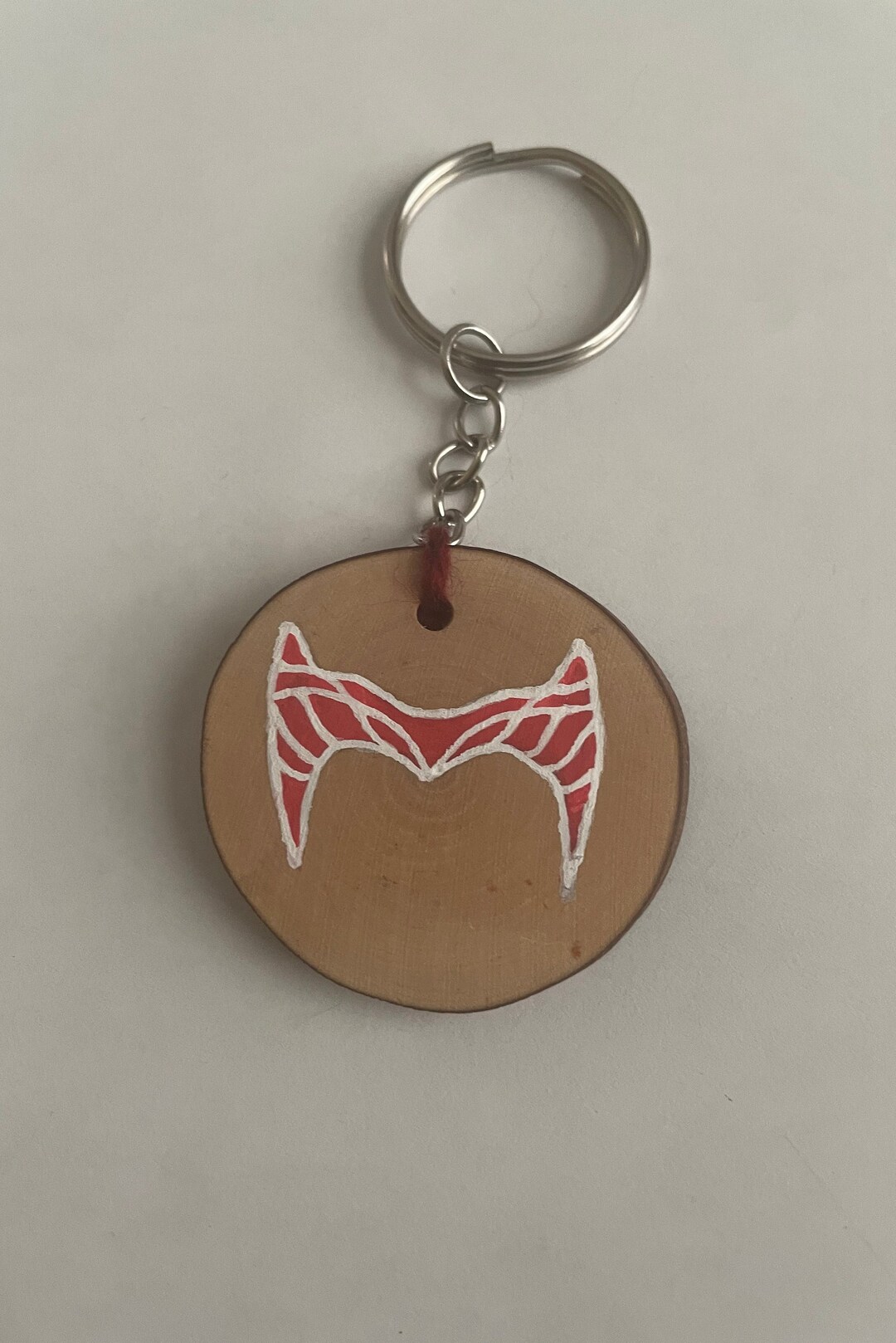 Wanda / Scarlet Witch Crown Wooden Keyring Bag Accessory Marvel ...