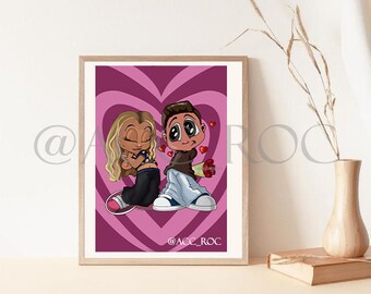 Chicano Couple Art - Etsy