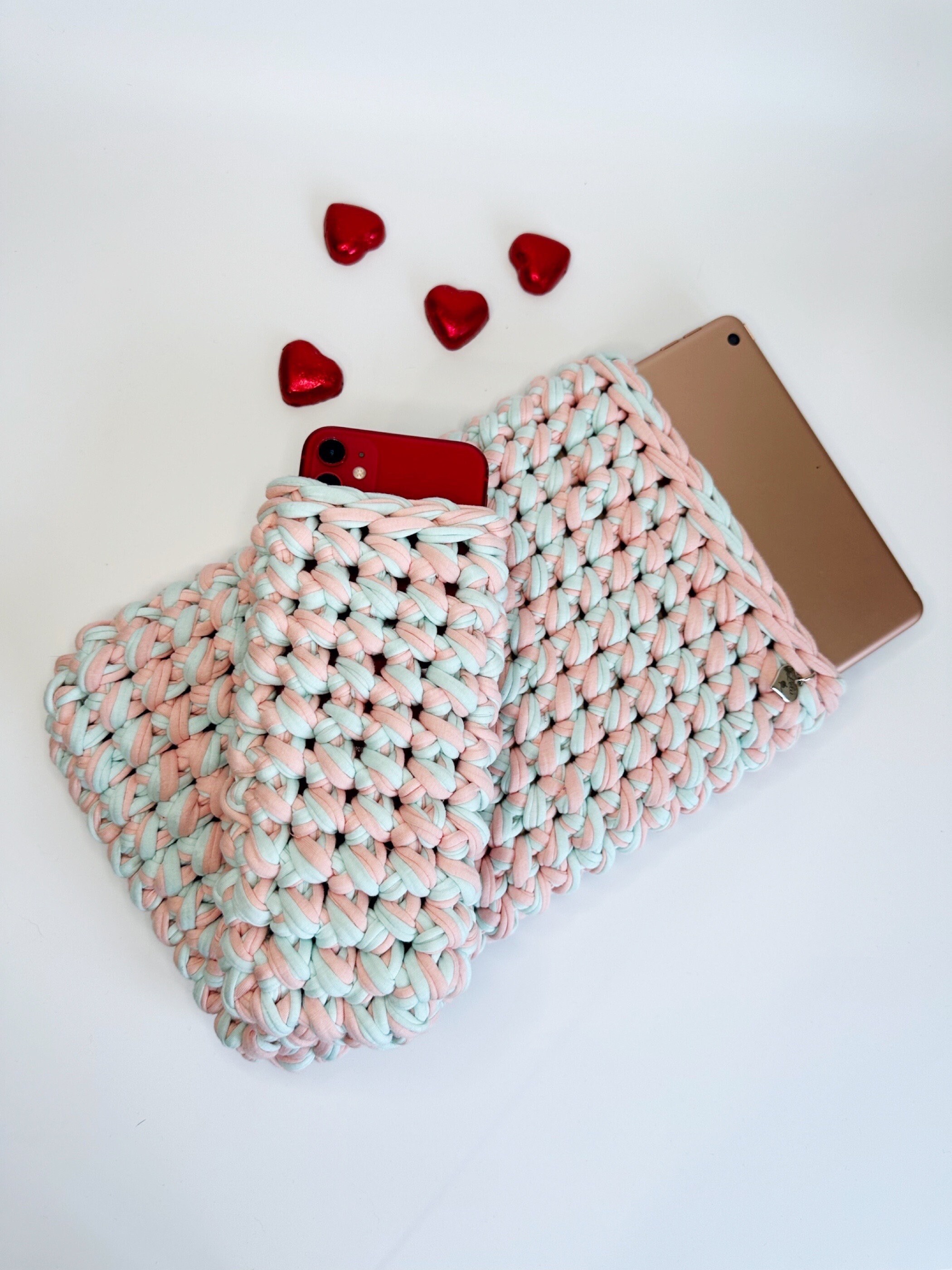 EASY Crochet Laptop, iPad Sleeve Video Tutorial Beginner Friendly ...