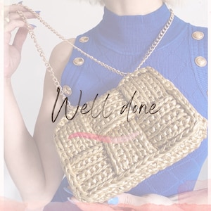 Video Tutorial Bag, Crochet Bag Divina BV Pattern, DIY Crocheted Step ...