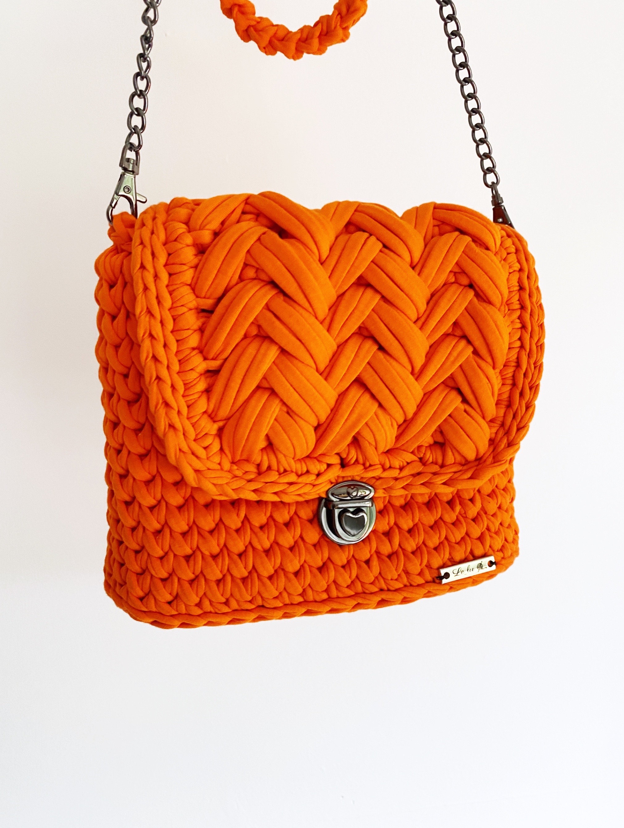 Crochet Bag Pattern Video Tutorial, Crossbody With Puff Stitch PDF ...