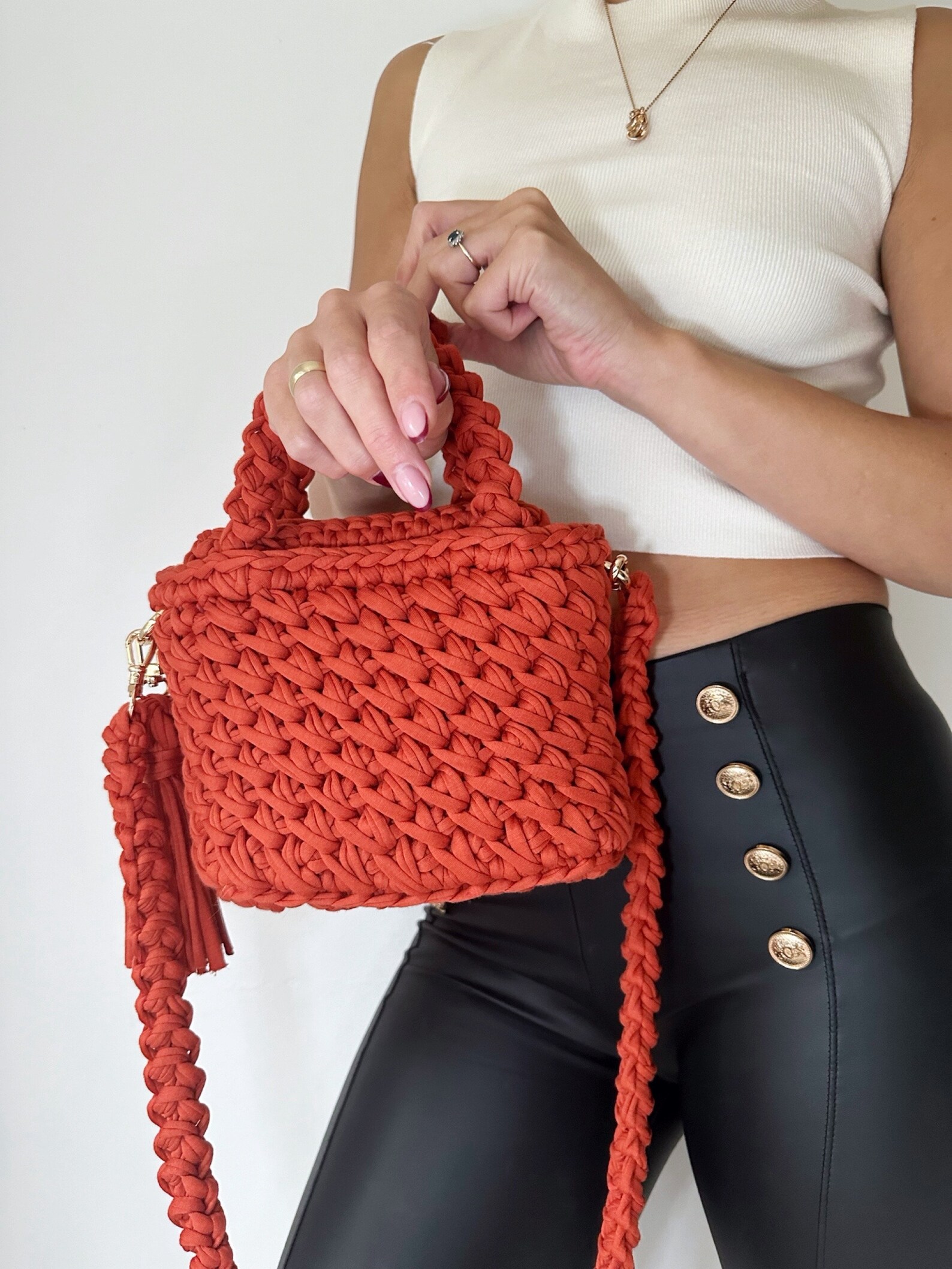 EASY Crochet Bag Pattern + Video Tutorial Link + Step by Step 277 Photo ...