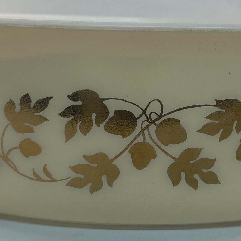 Pyrex Golden Leaf - Etsy