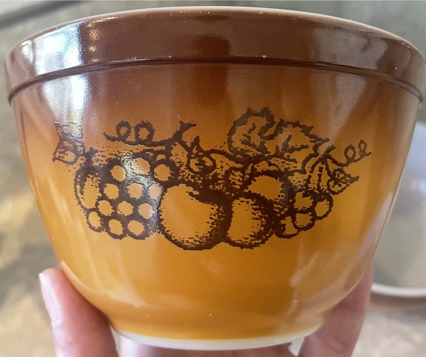 Vintage Old Orchard Pyrex Mixing Bowl Set - Etsy