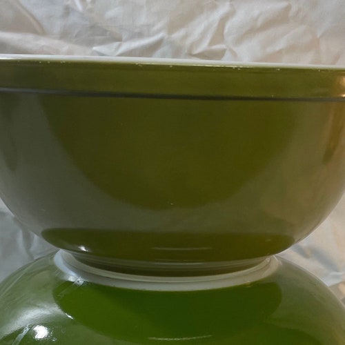 Full Set 4 of PYREX VERDE Mixing Bowls Vintage Pyrex Mixing - Etsy