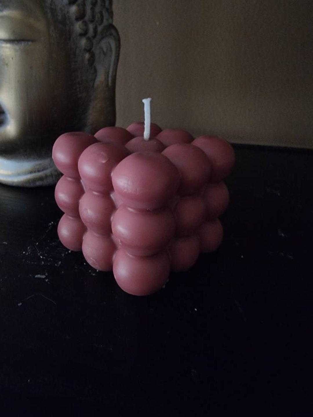 Bubble Candle, Cube Candle, 6x6, Bubbles, Scented, Various Scents and ...