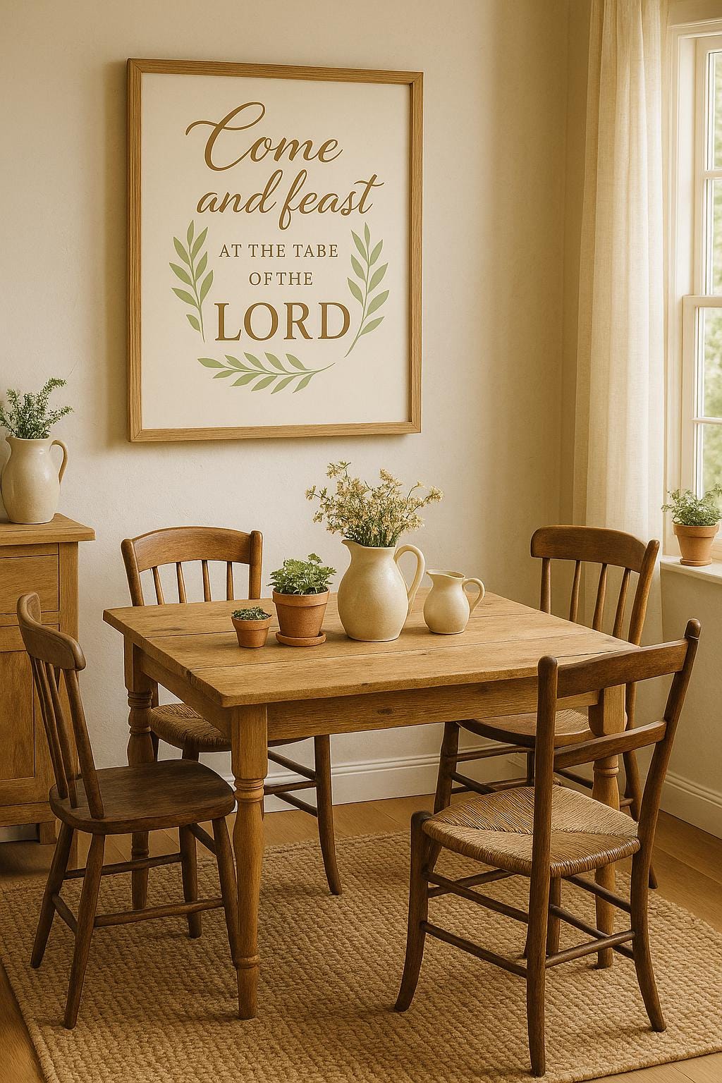 Come and Feast at the Table of the Lord | Christian Wall Art | Bible ...