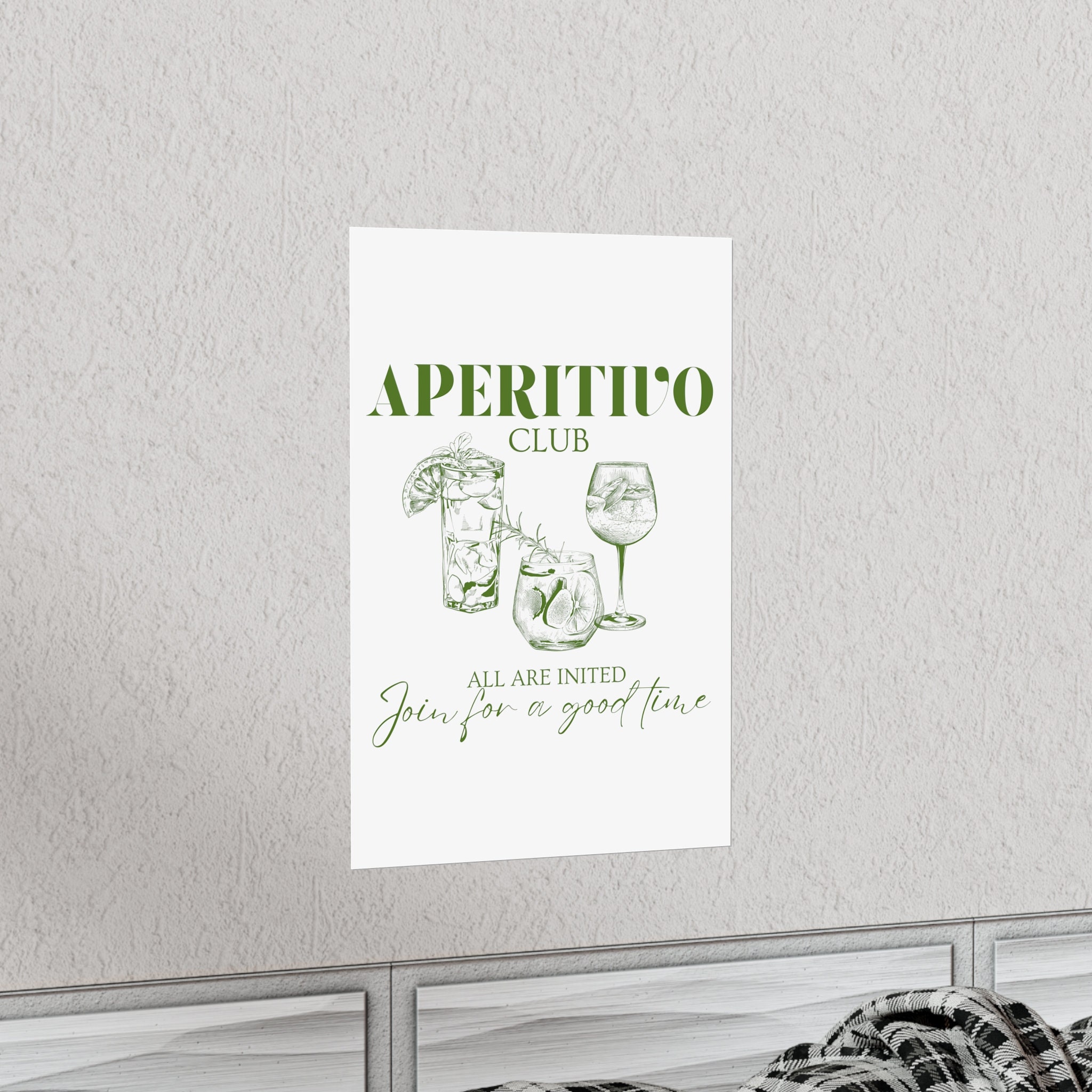 Aperol Spritz Art, Aperitivo Club, Bar Cart, Wall Art, Poster Print - Etsy