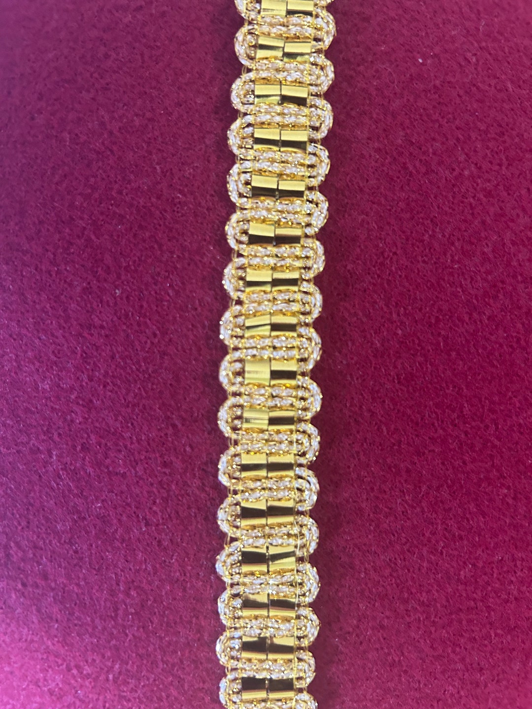 Metallic Gold Braid Trim. - Etsy