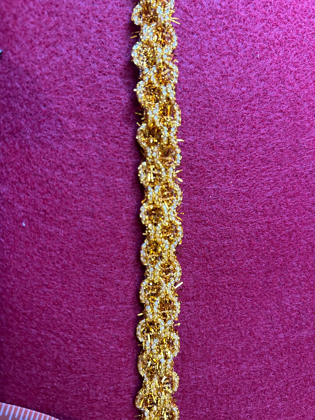 Metallic Gold Braid Trim. - Etsy