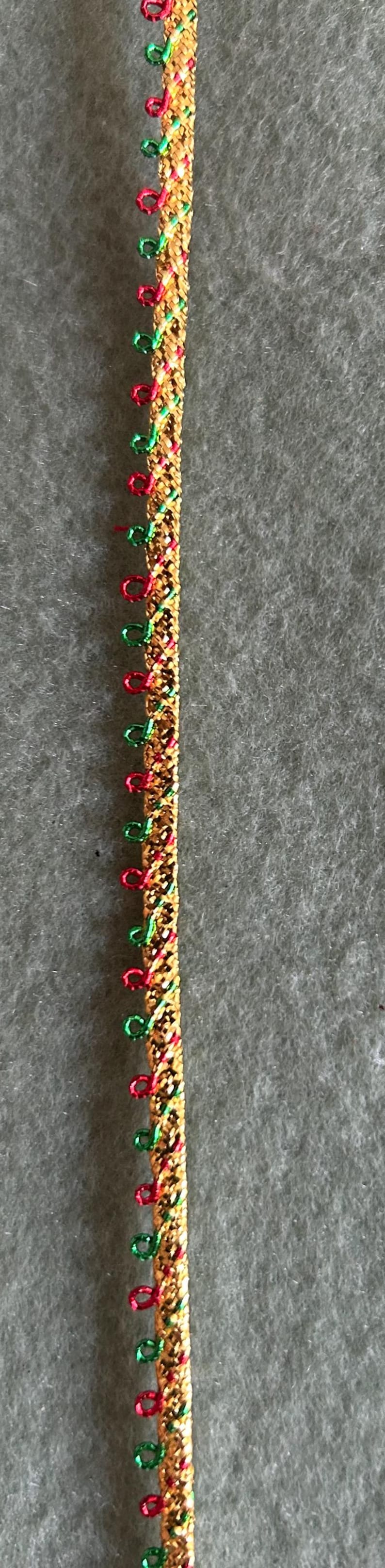 Metallic Three-color Braid Trim. - Etsy