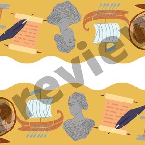 Bulletin Border | Math, Science, History, Reading | Printable - Etsy