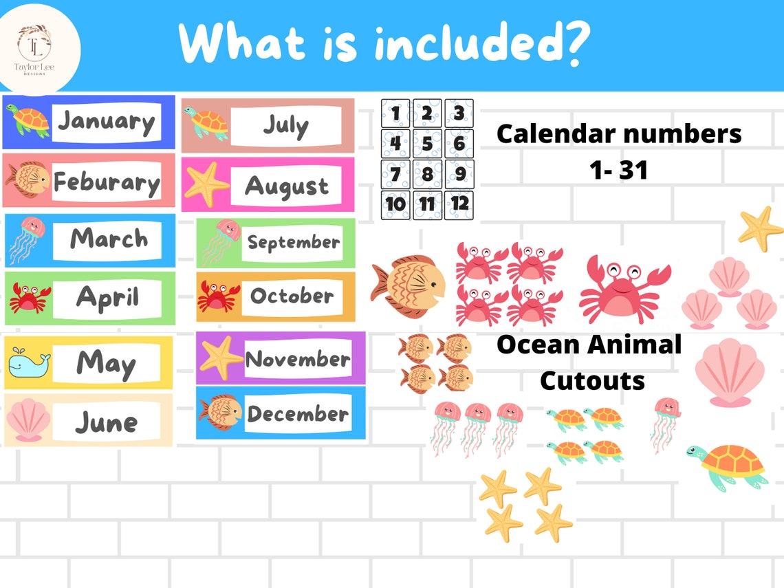 Ocean Theme Classroom Decor Bundle - Etsy