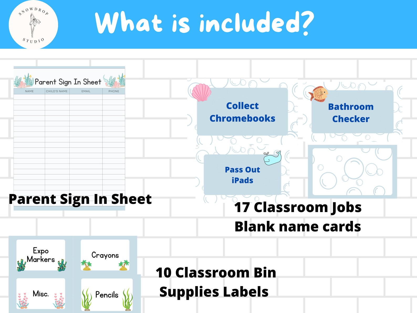 Ocean Theme Classroom Decor Bundle - Etsy