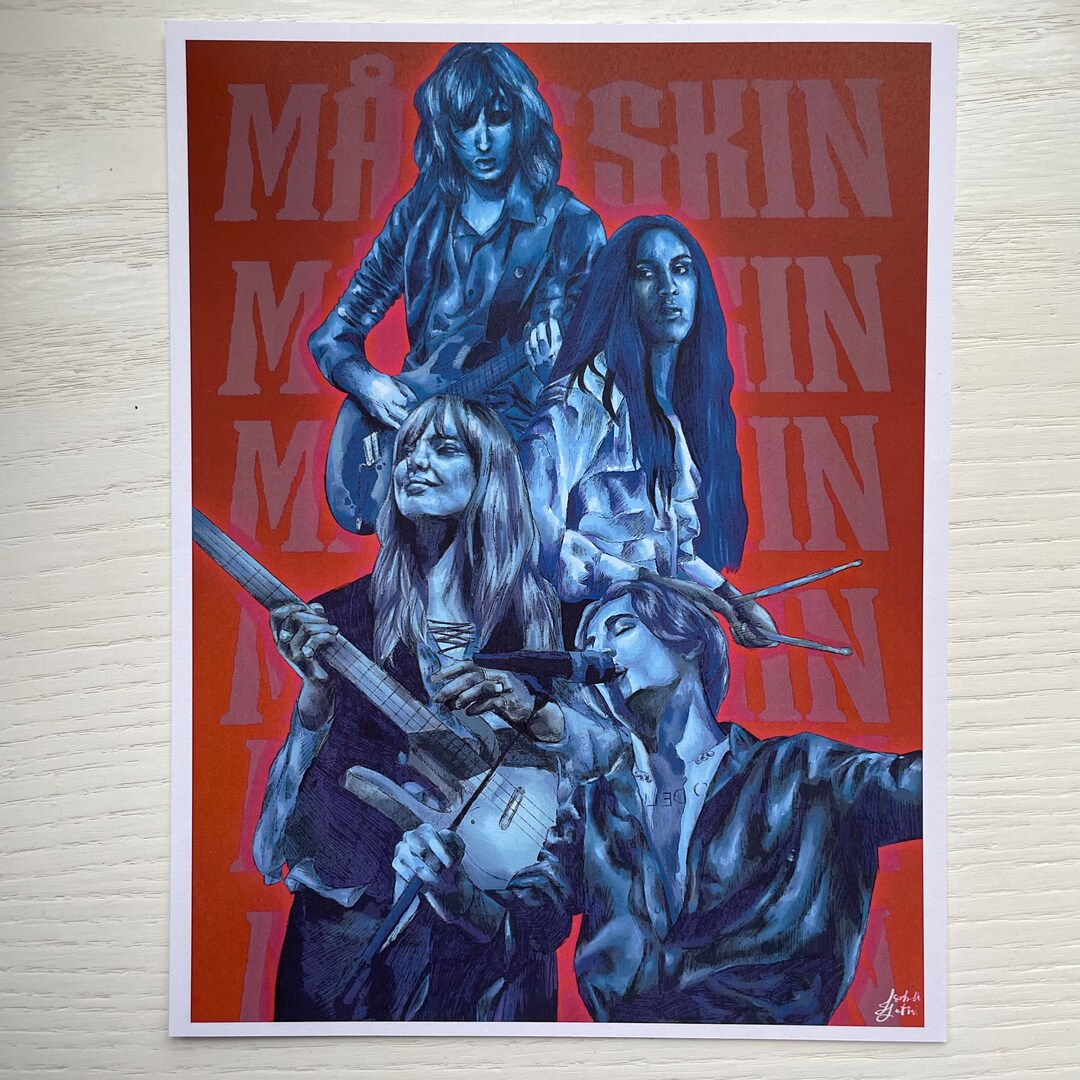 Måneskin Art Print - Etsy