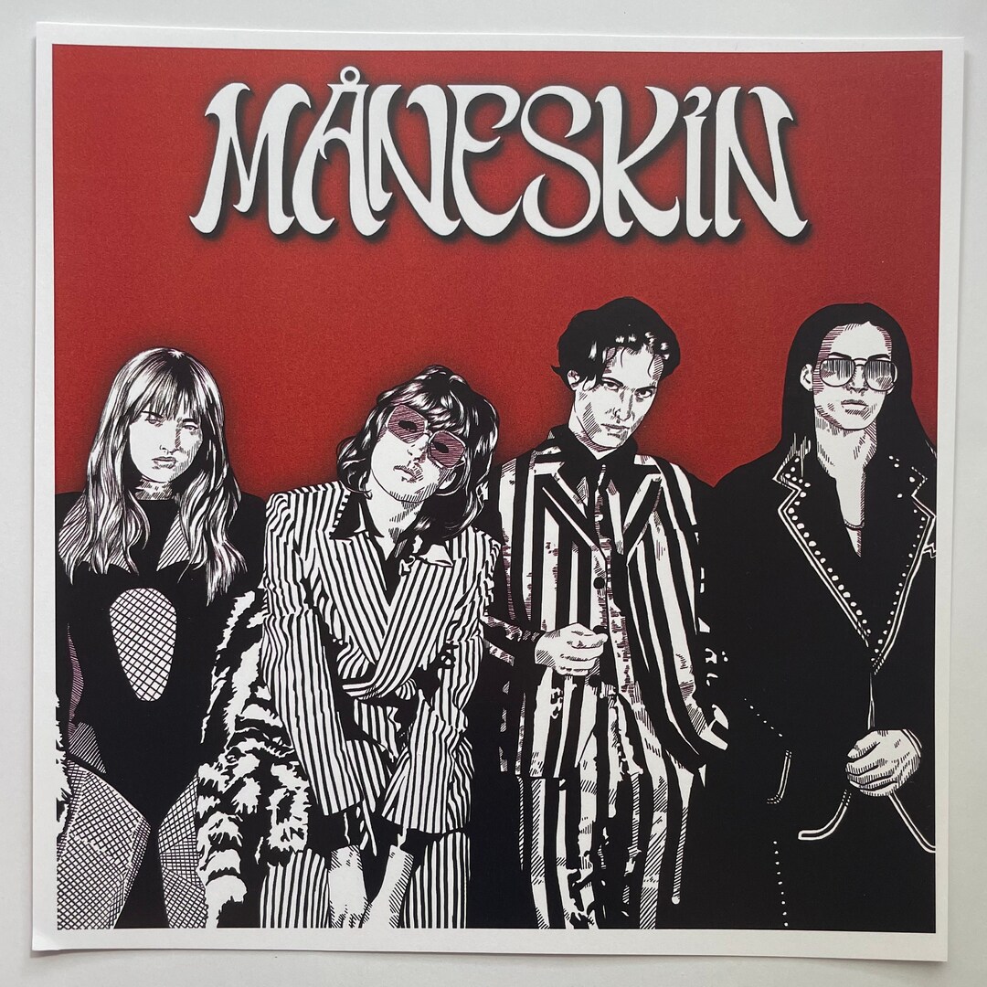 Måneskin Art Print - Etsy