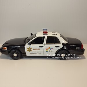 1:24 Scale Diecast Police Model Car / Custom Police Car AFS / Custom ...