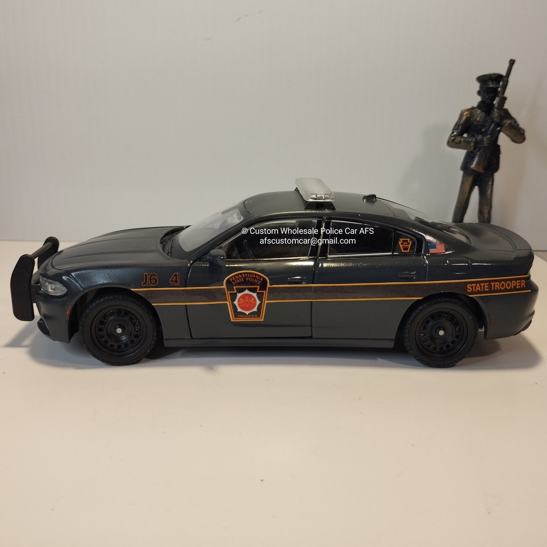 Pennsylvania State Police Model Car Diecast Dodge Charger 1:24 / Custom ...