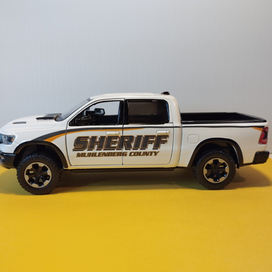 Muhlenberg County Sheriff Police Car Ram 1500 Crew CAB Rebel Model Car ...
