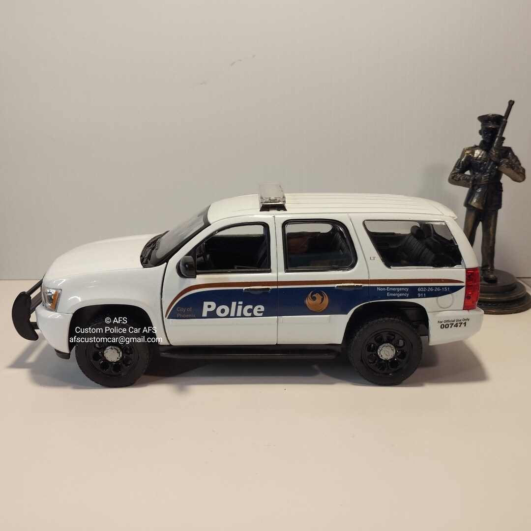 Phoenix Police Department Phoenix Arizona Model Car Diecast Tahoe 1:24 ...