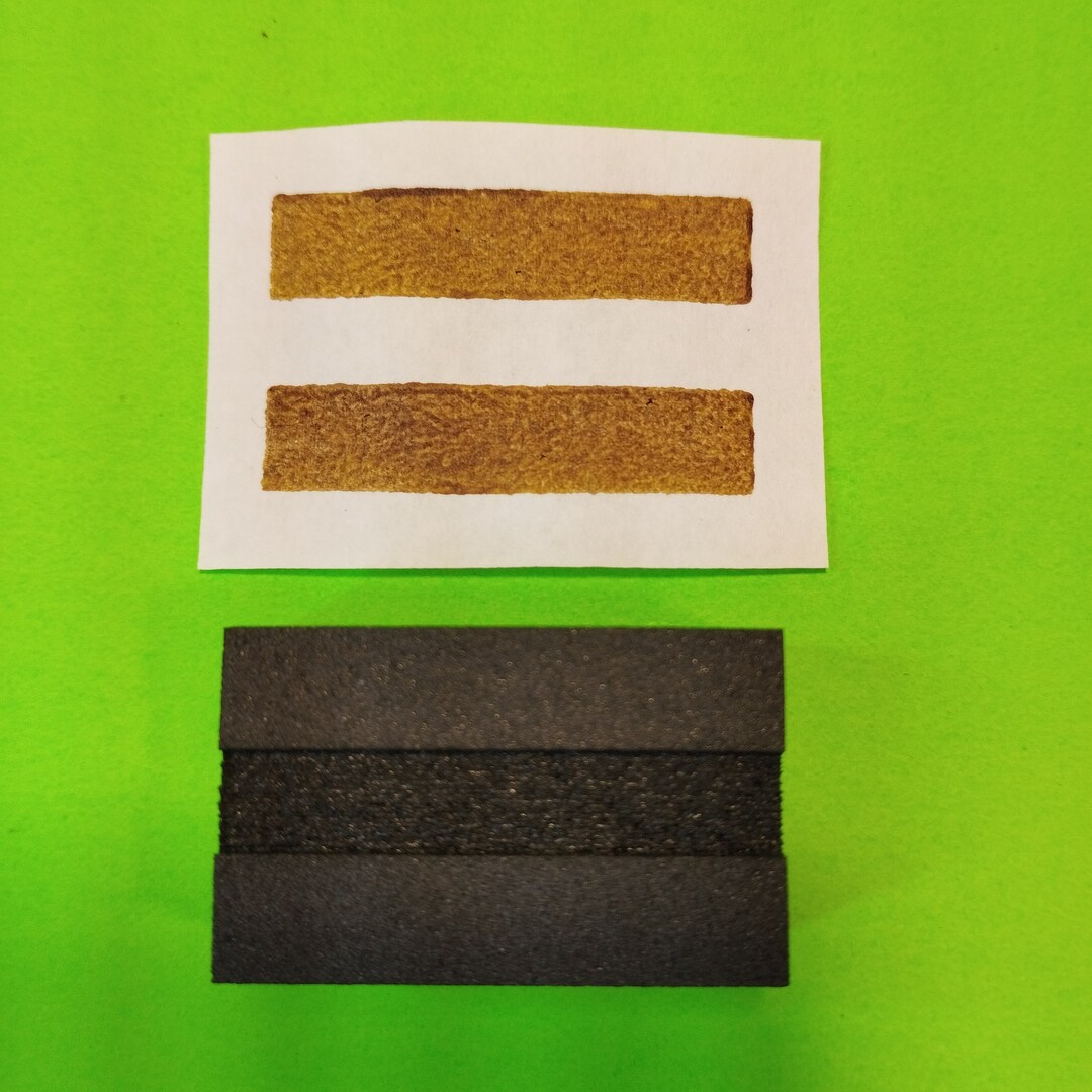 Equal Sign Art Foam Stamps Double Sided Foam Stamps - Etsy