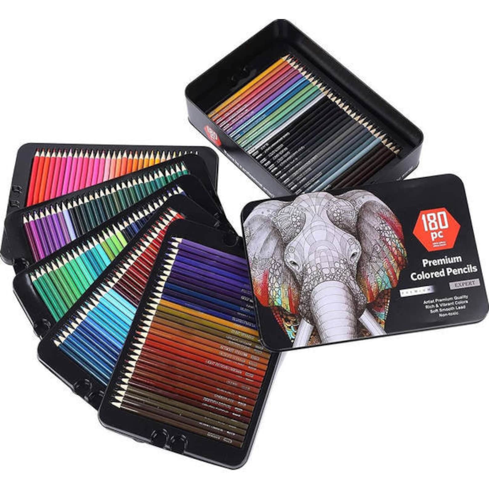 120 Professional Colouring Pencils, Color Pencils With Storage ,US ...