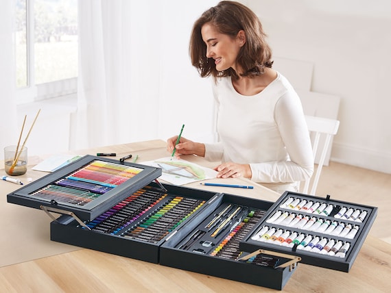 Huge Art Set 174 Pieces With Beautiful Wood Carry Case US Edition Art Paint Set Artists Tools Art Supplies Kit Art 4 Adults teens Etsy Canada