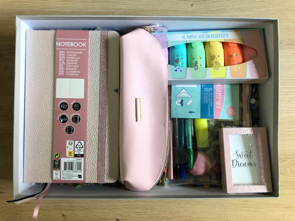 Stationery Gift Box Set Pastel Stationery Set Metallic - Etsy