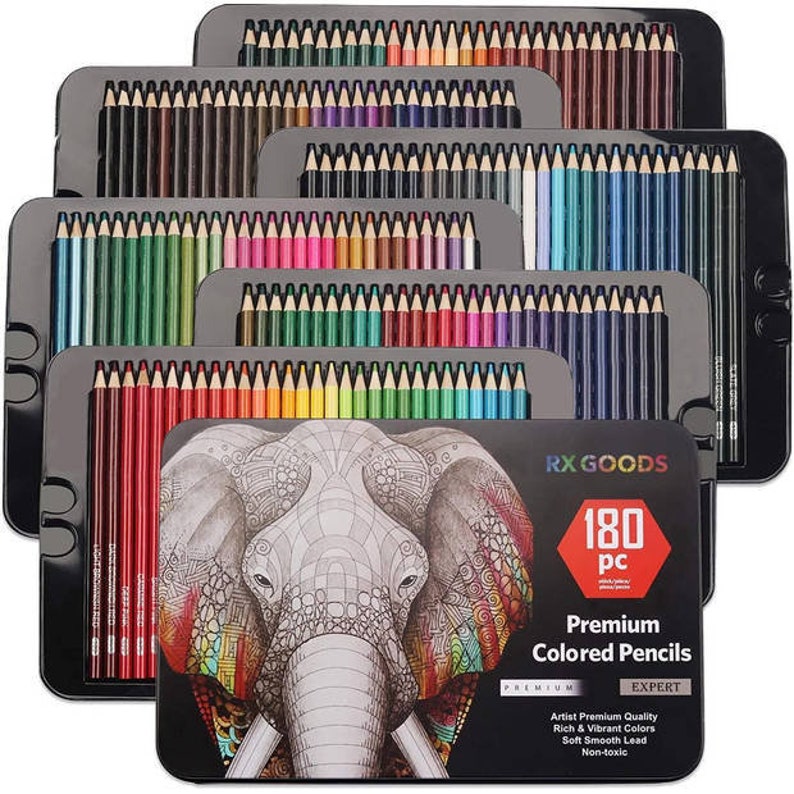 120 Professional Colouring Pencils, Color Pencils With Storage ,US ...