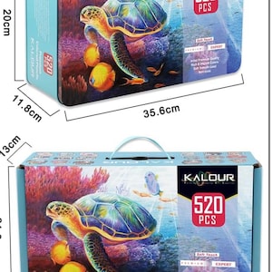 520 Professional Colouring Pencils,color Pencils Storage With Drawers ...