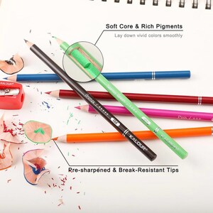 300/520 Colouring Pencils Set: Professional Art Supplies With Storage ...