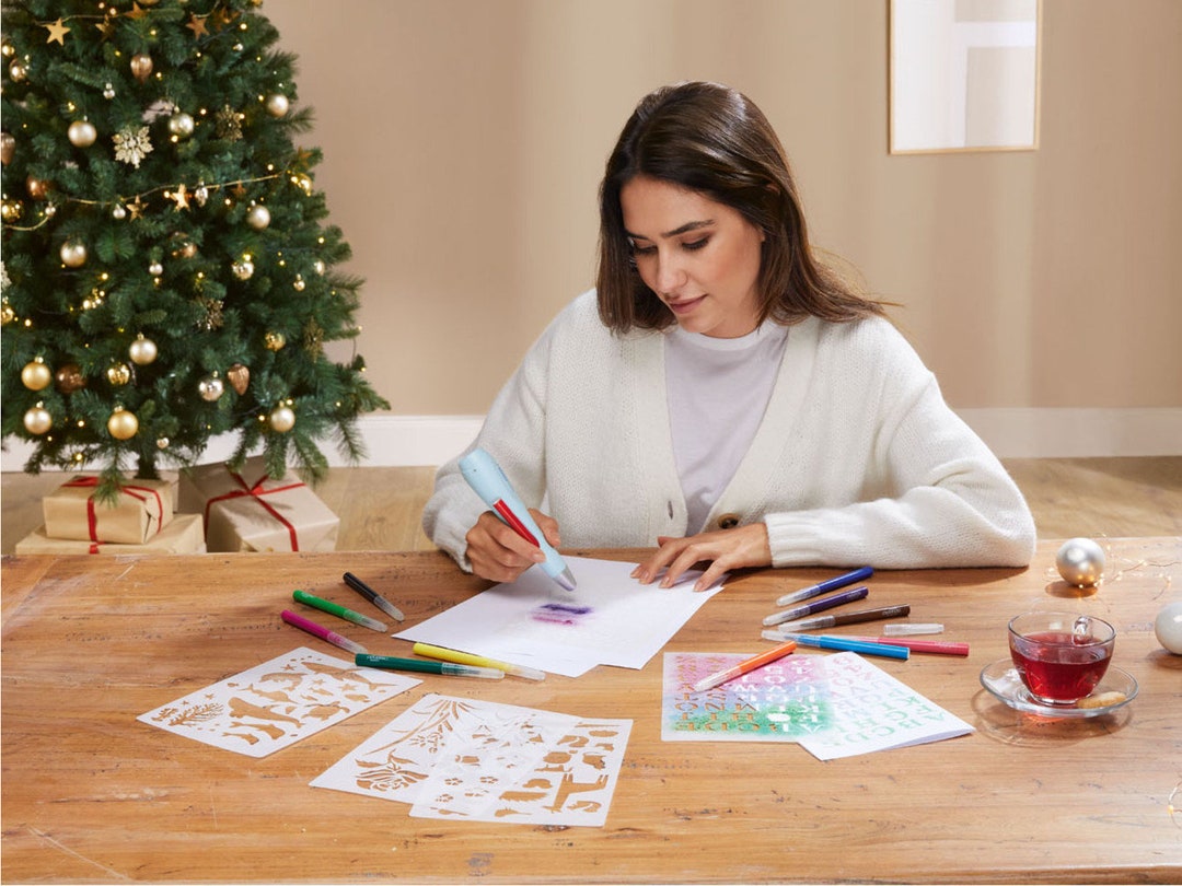 Airbrush Starter Kit With 12 Pens Air Brush Penspray Paint - Etsy