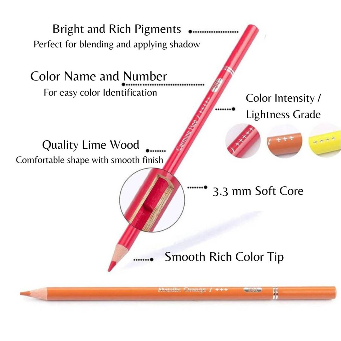 120 Professional Colouring Pencils, Color Pencils With Storage ,US ...