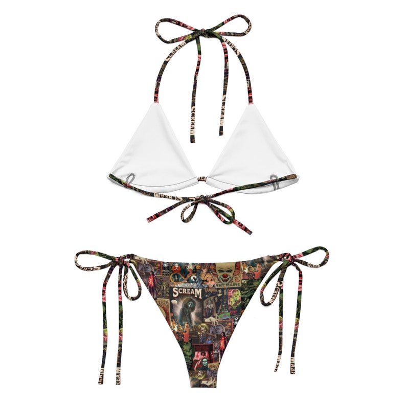 Horror Lover's Retro Gothic String Bikini - Etsy