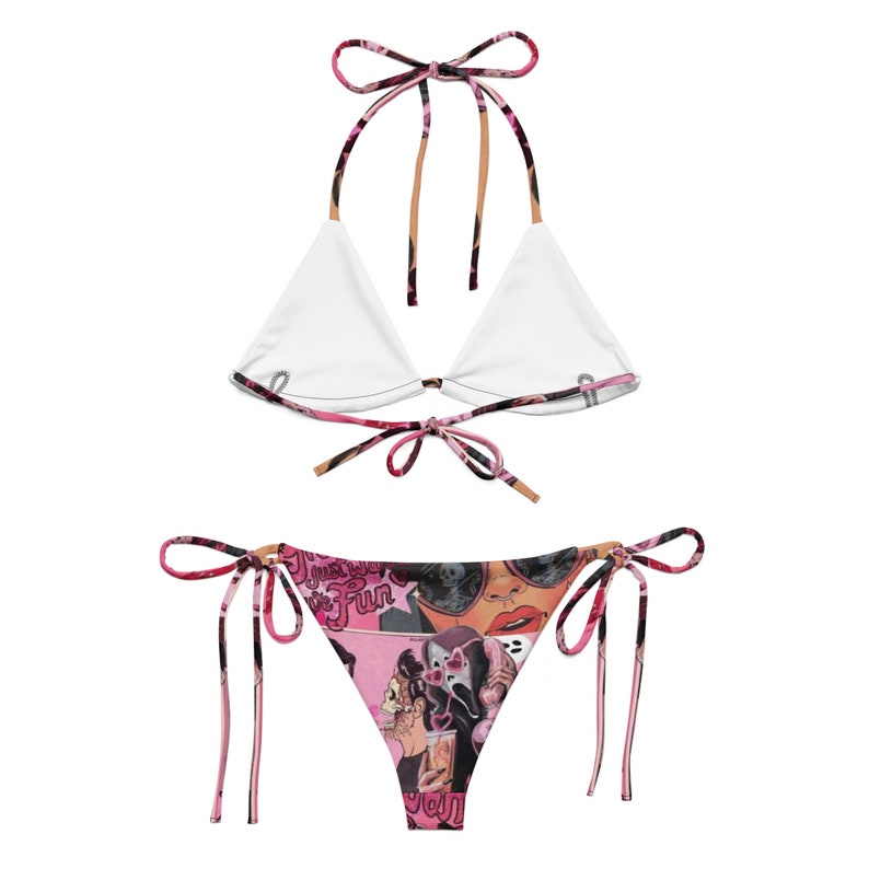 Retro Horror String Bikini - Etsy