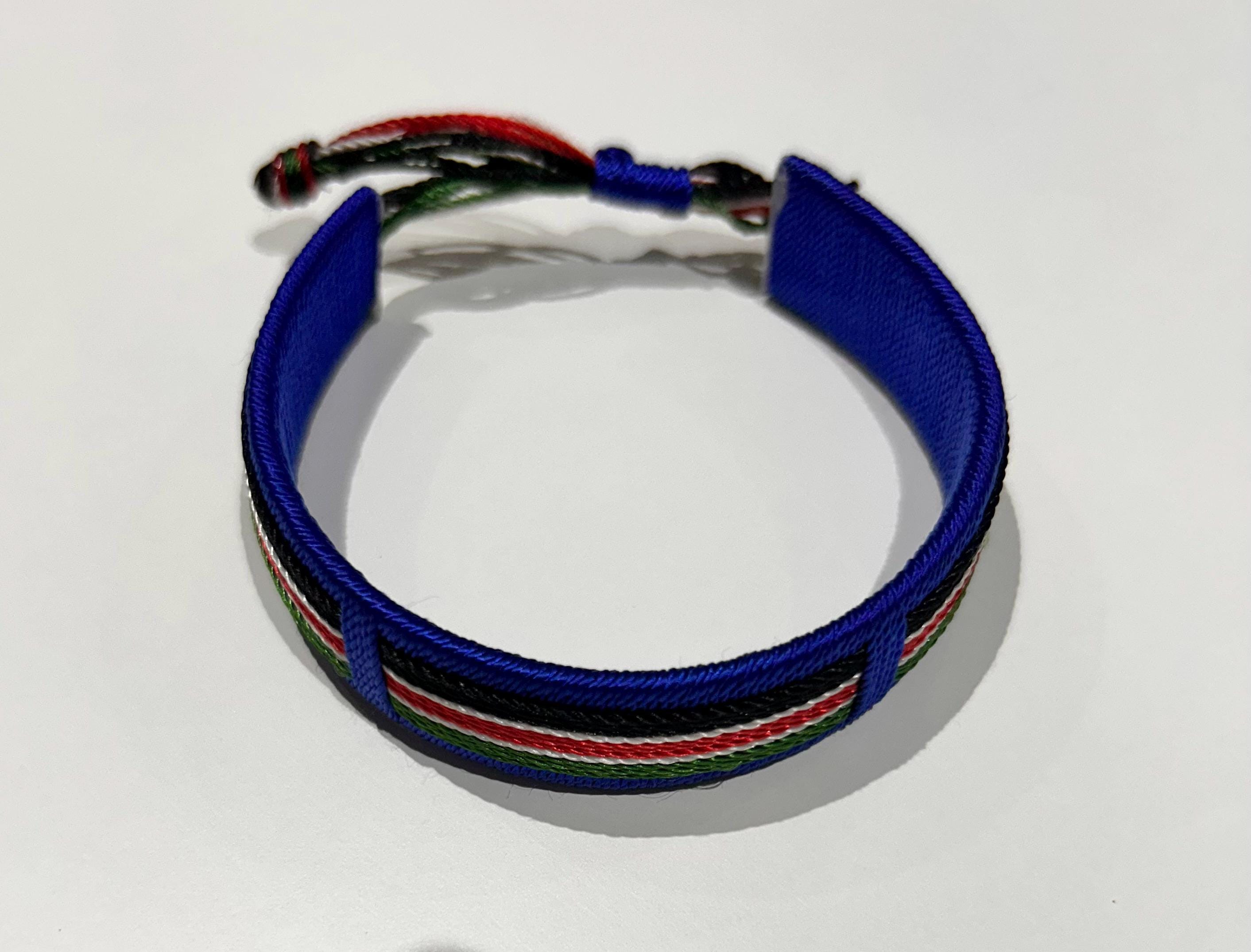 Kenya Flag Masai Bracelet/ African Handmade Wristbands (medium ...