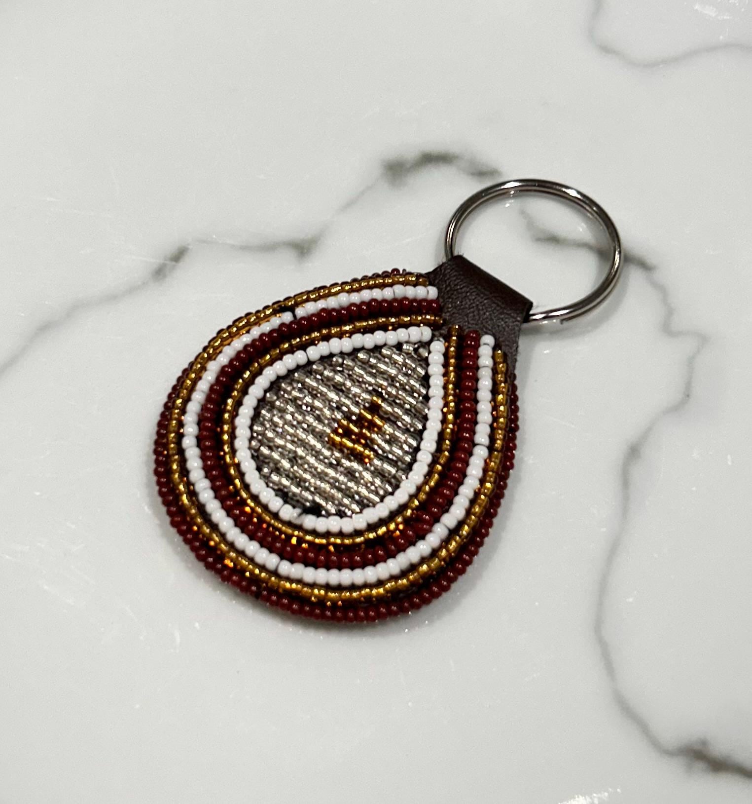 Africa Handmade Beaded Keyring/kenya Handmade Keyring/ Kenya Key Fob ...